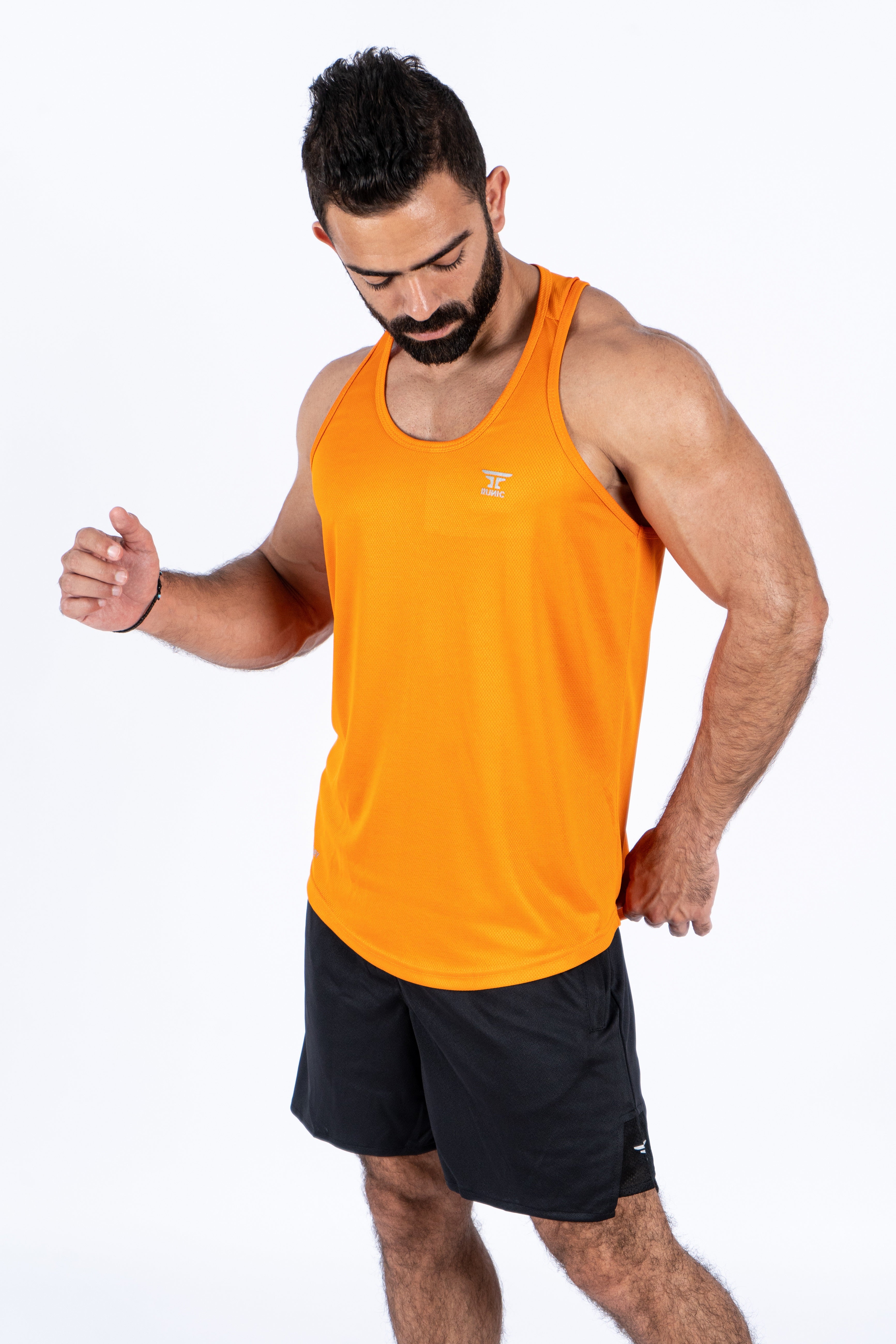 Runic Signature Tank Top Orange – RUNIC