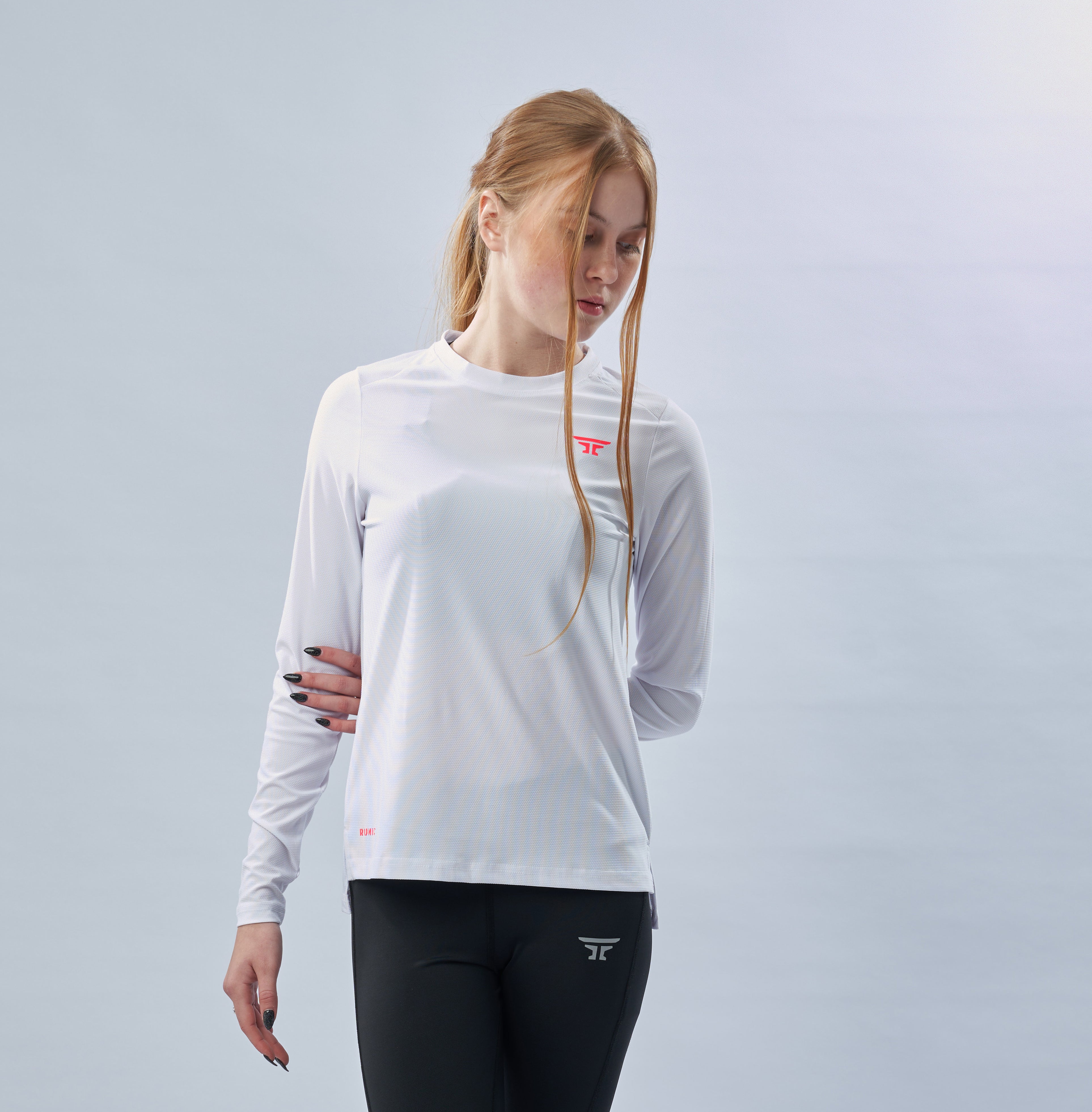 Runic women's long sleeve T-shirt white – RUNIC